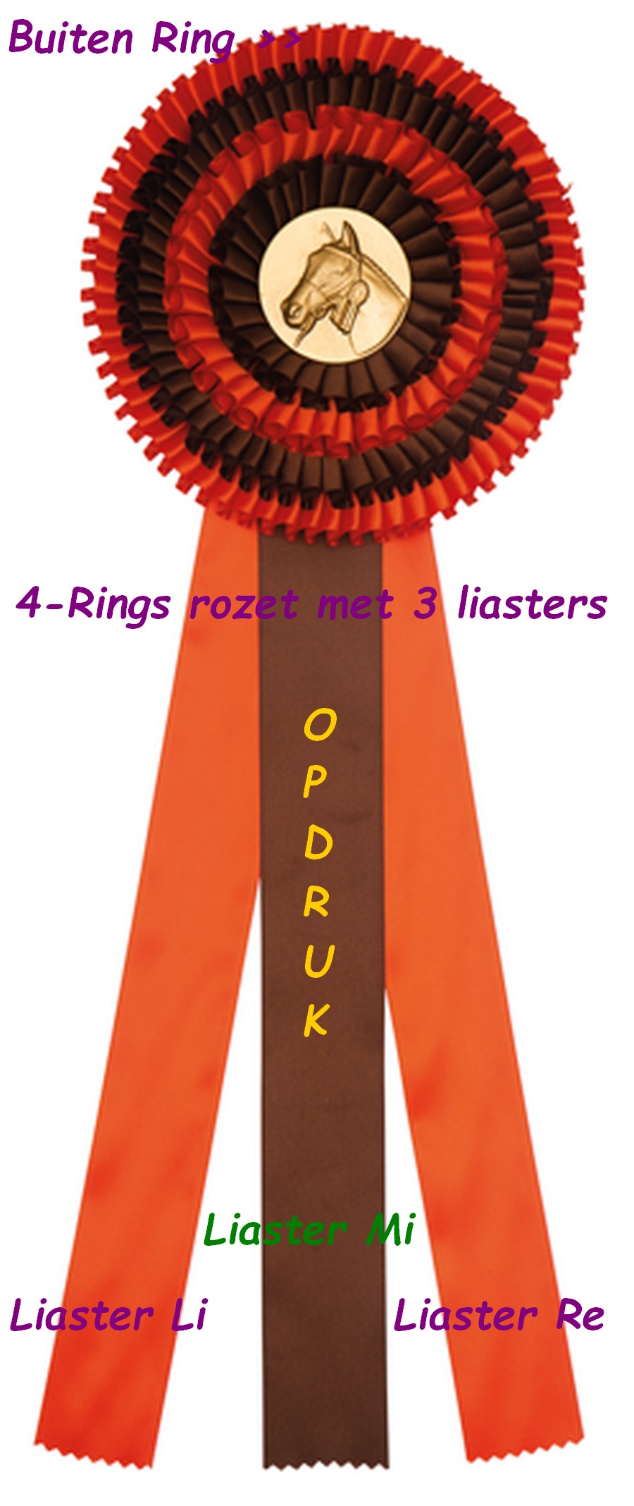 Alle rozet kleuren | Big Score Sportprijzen & Relatiegeschenken | Big ...